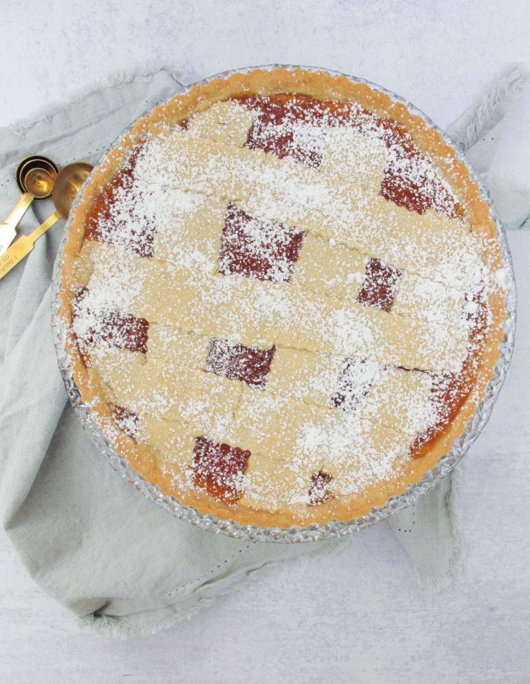 Greek Apricot Tart Recipe (Pasta Flora) - ririsgreekeats.com