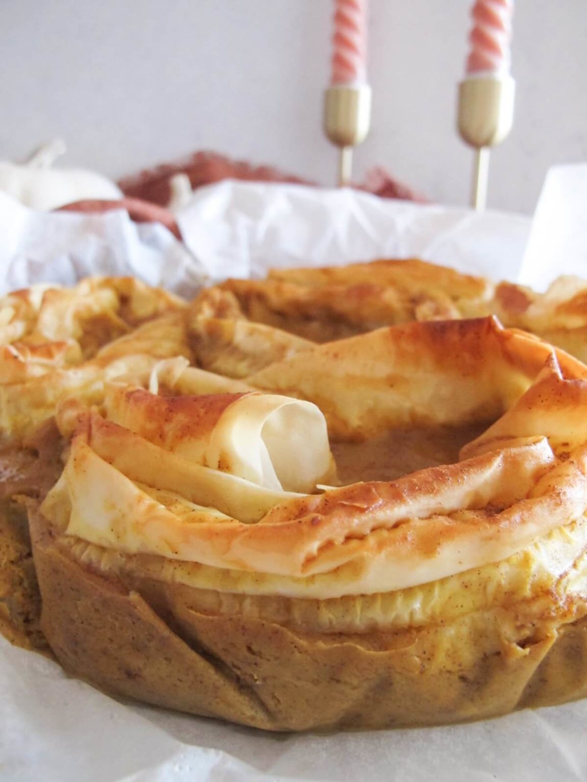 Phyllo Pumpkin Pie Without Evaporated Milk - ririsgreekeats.com