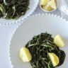 Simple Greek Dandelion Greens Recipe - ririsgreekeats.com