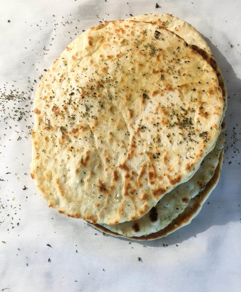 Super Simple Pita Bread Recipe (No Yeast) - ririsgreekeats.com