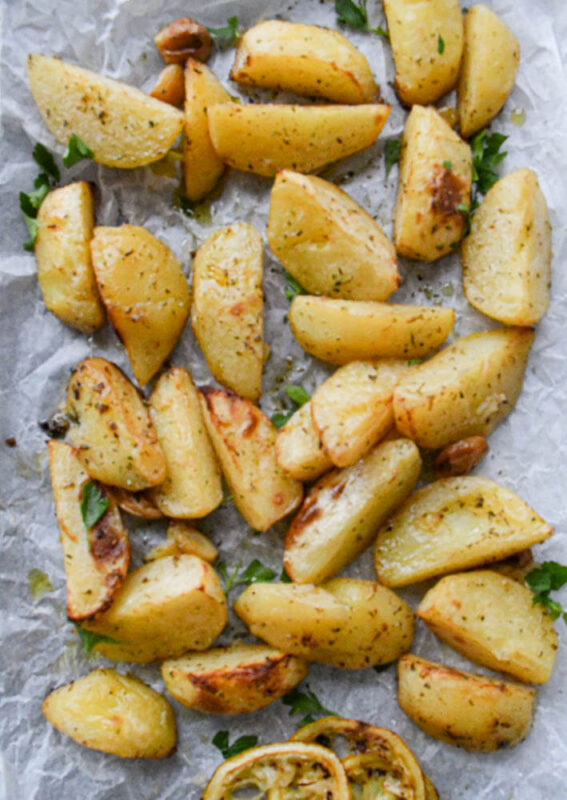 Roasted Greek Lemon Potatoes Recipe - ririsgreekeats.com
