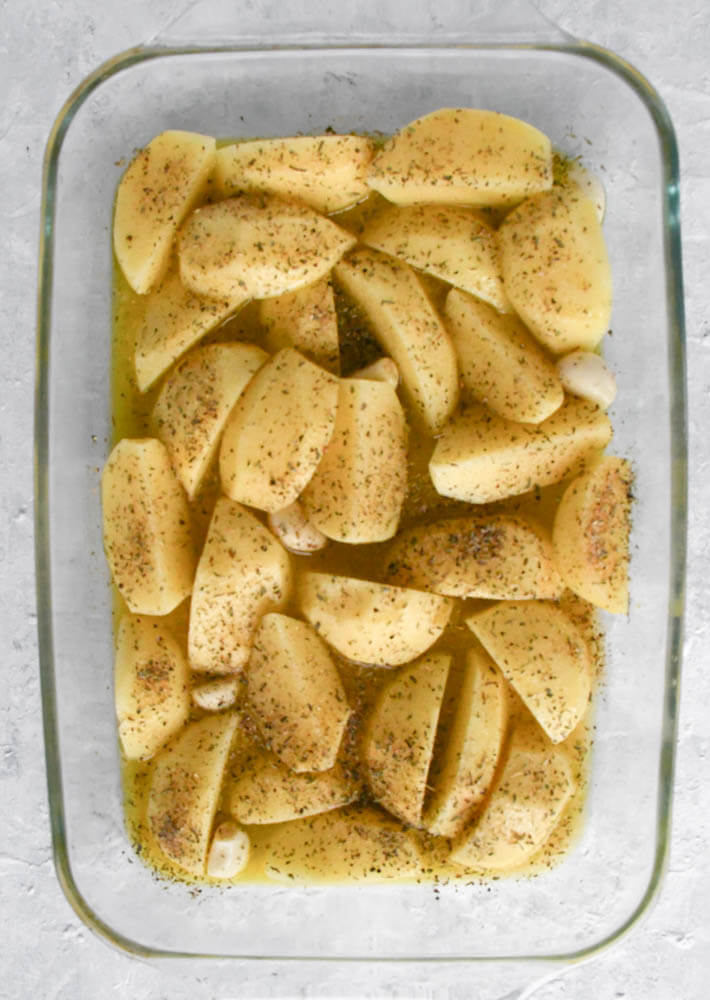 Roasted Greek Lemon Potatoes Recipe - ririsgreekeats.com