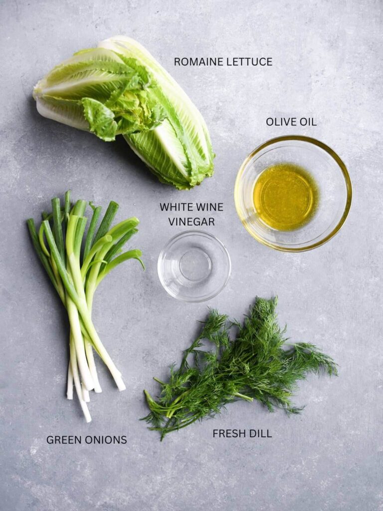 Quick Greek Marouli Salad Recipe - ririsgreekeats.com