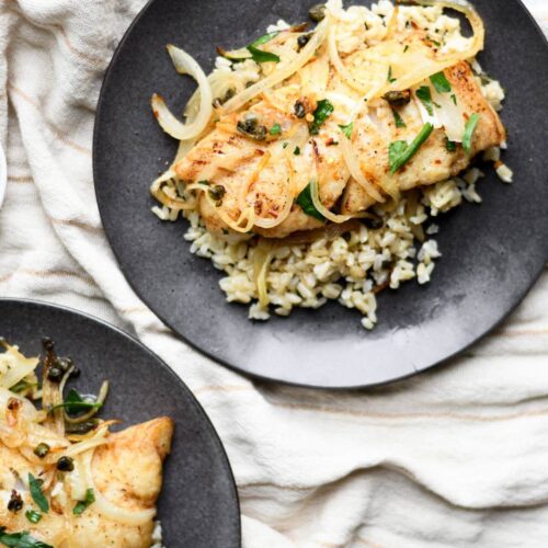 Tasty Greek Cod Recipe (One Pan) - ririsgreekeats.com
