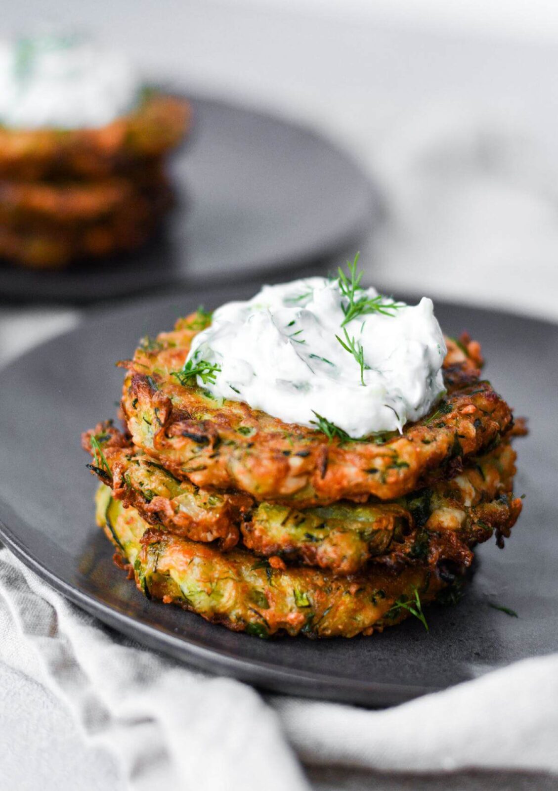 Kolokithokeftedes Recipe (Greek Zucchini Fritters With Feta ...