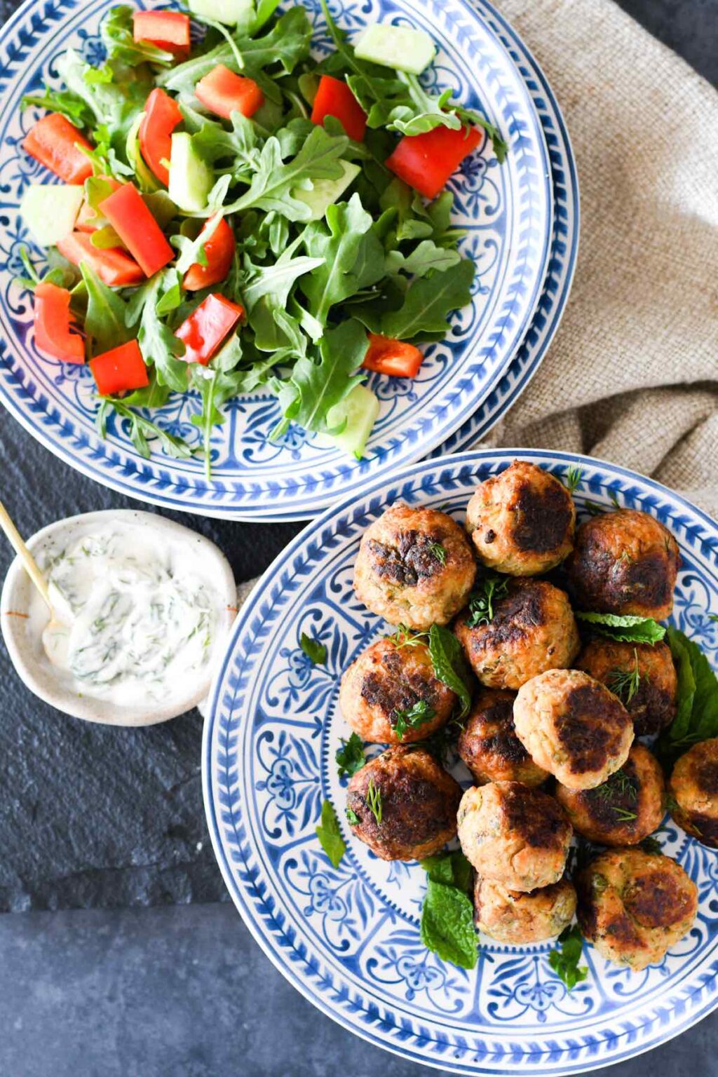 Chicken Keftedes (Greek Chicken Meatballs With Fresh Herbs ...